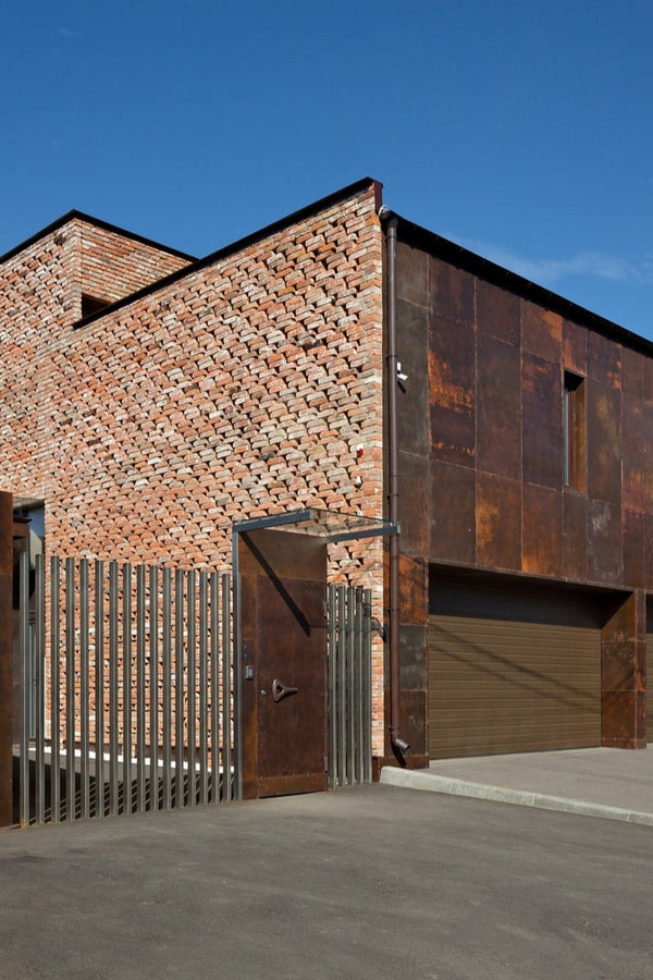 Contemporary Rust Metal Wall Panels – Premium Metal Exterior and ...
