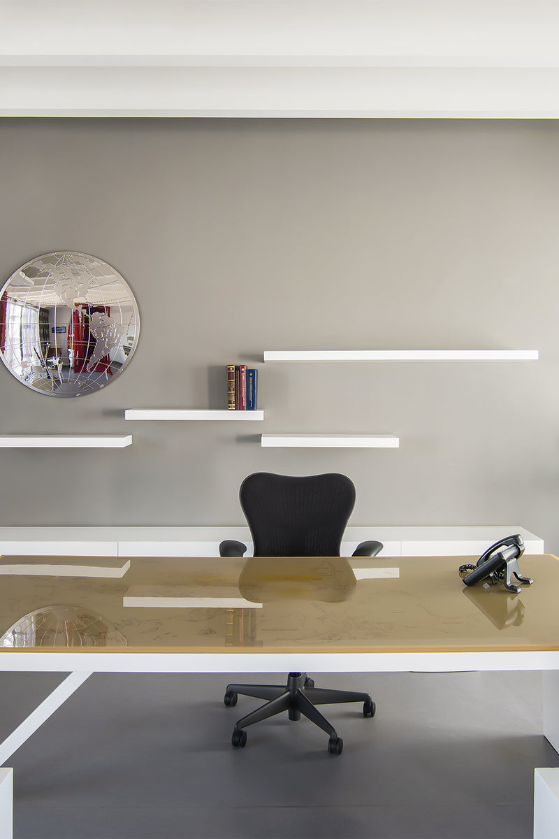 Hemisphere Wall Decor: Large High-End World Map Wall Art | PlusObject